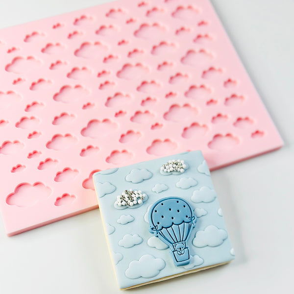 Fondant Pattern Plate- Clouds - somethingforcake