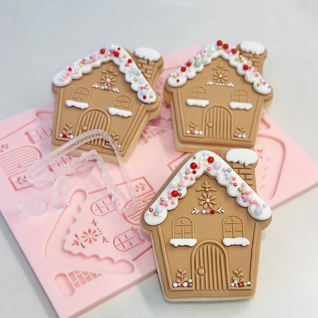 Pattern Shape Plate Kit- Gingerbread House