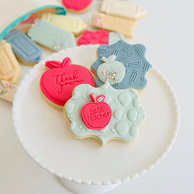 Little Imprints Stamp & Cutter Set - Apple