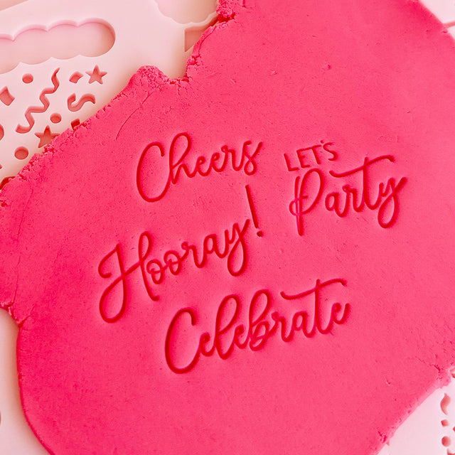 Little Imprints Stamp- Party words